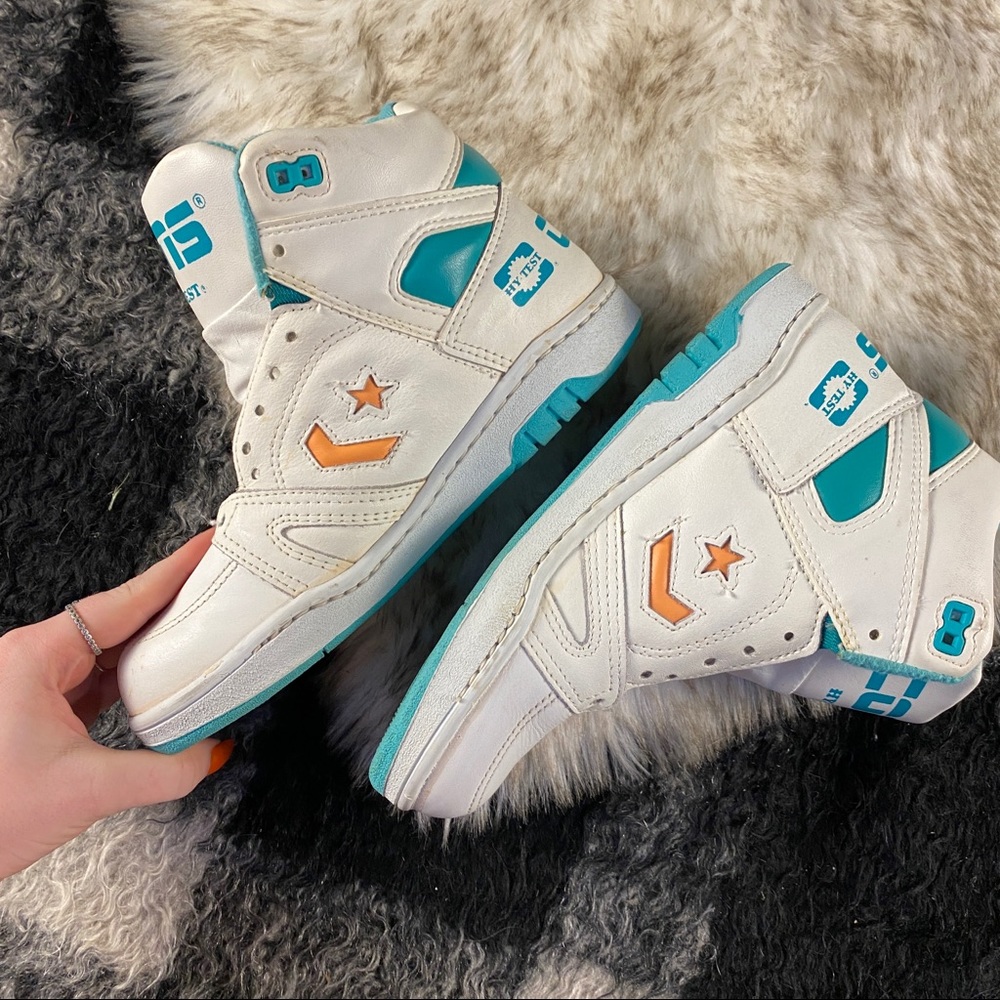 Rare 80s Converse Cons High Top Sneaker Hy-Test Baske… - Gem